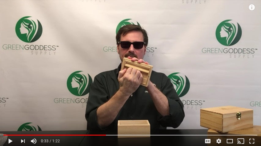 How to use a Wooden Pollen Sifter Box – Green Goddess Supply